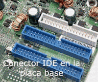 partes internas de un pc: Puertos y Cables IDE: conexión