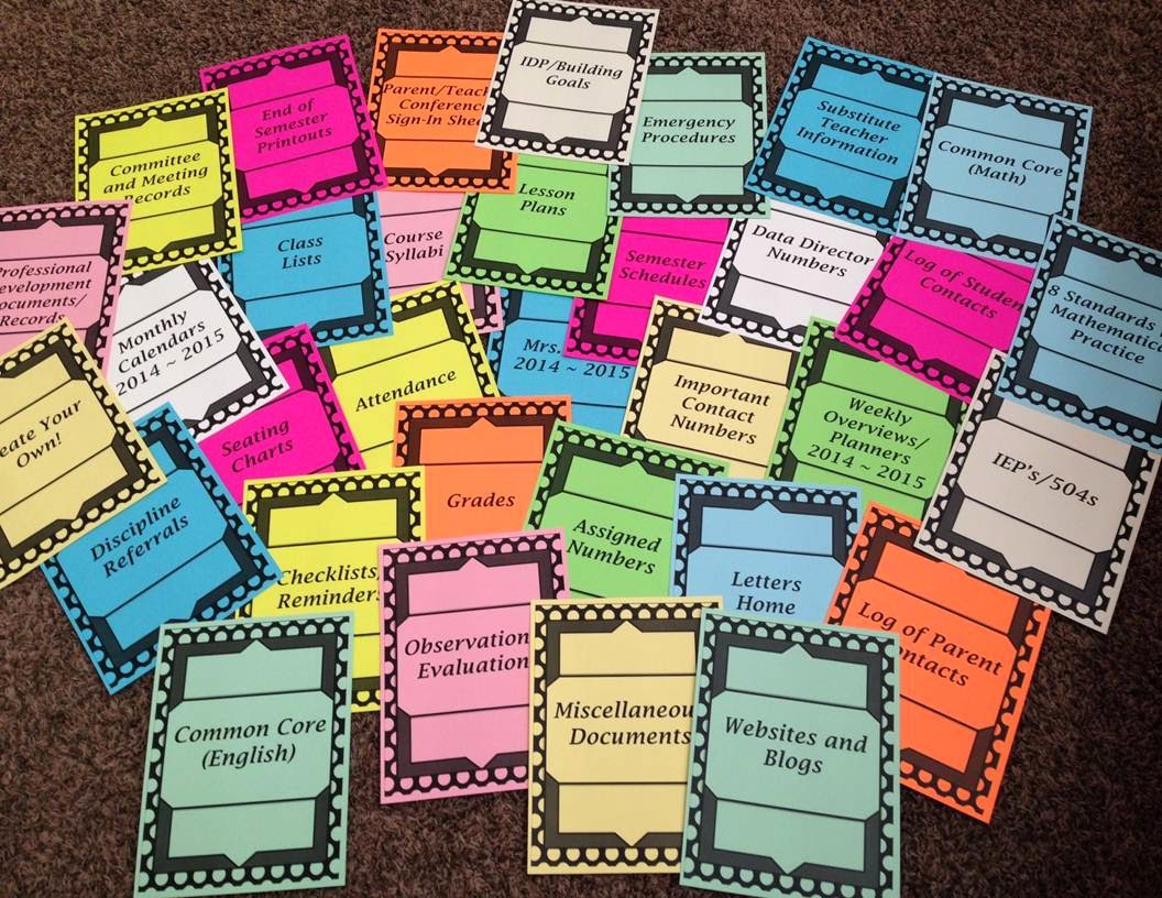 The Spectacular World Of Secondary Math: Time to get Organized!