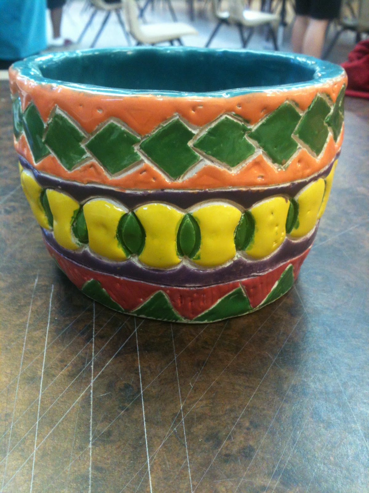 Mr. Young's Ceramics Class: Pinch Pots '13