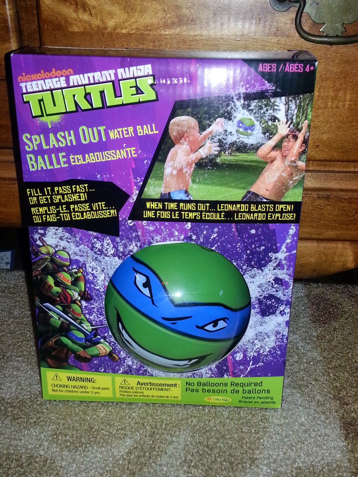 Make a Splash with the #TMNT Splash Out Water Ball #Review + #Giveaway ...