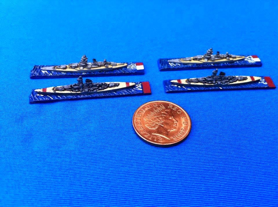 Wargaming the Remarkable: WW2 French and German fleets