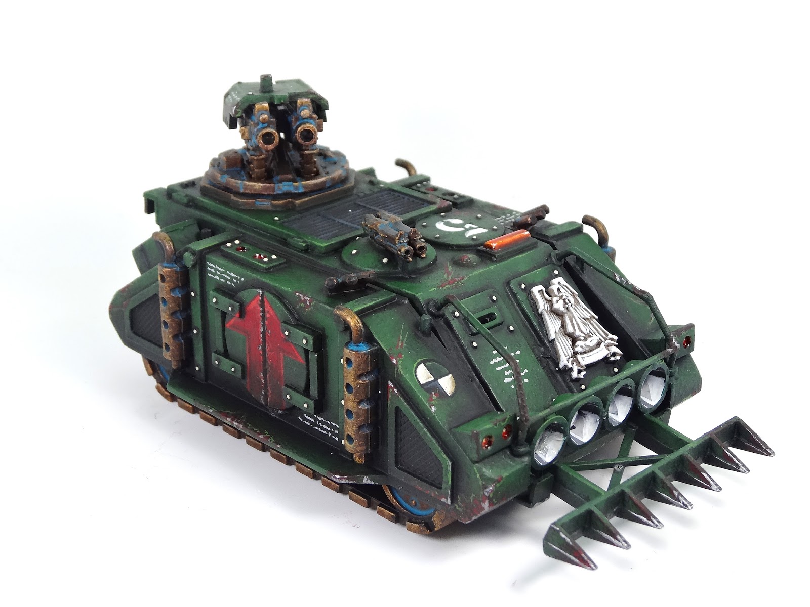 Confessions of a 40k addict: Dark Angels - Tanks - Razorback TO DONE!