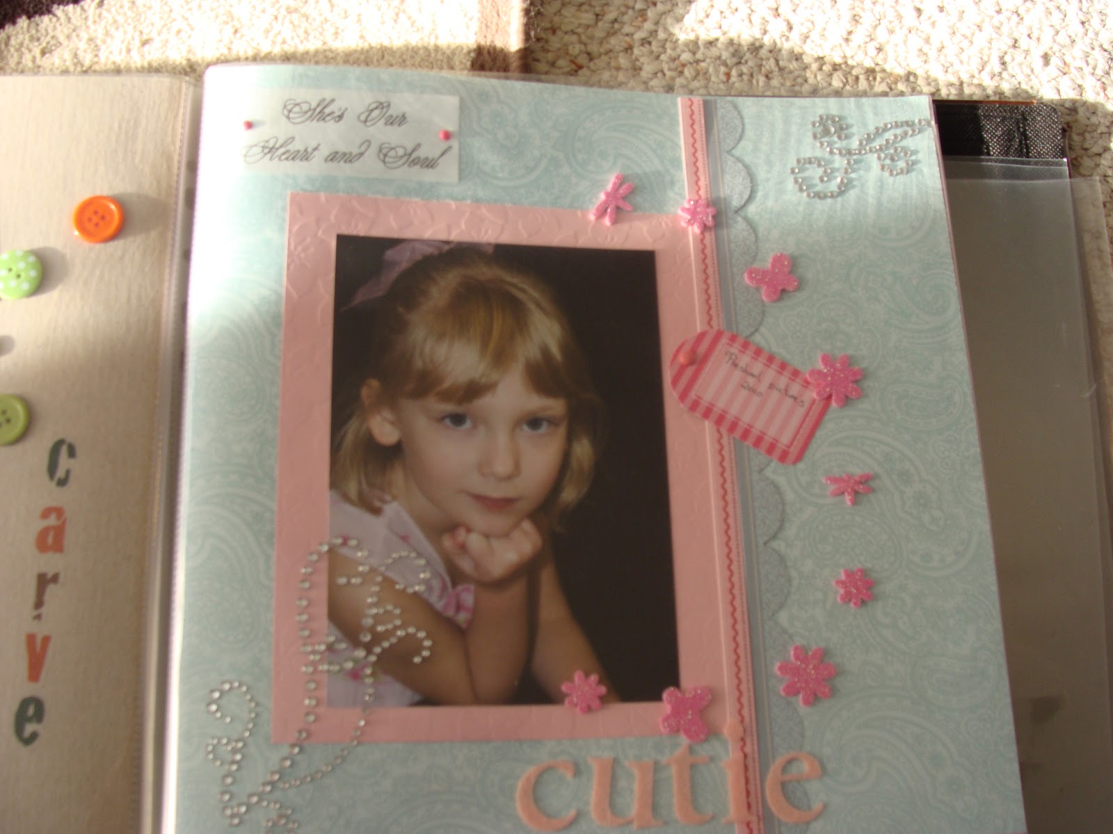 Scrap 4U: Little girl scrapbook layouts