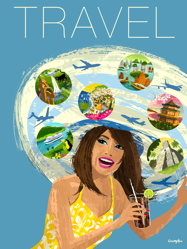 RETRO ILLUSTRATION: Travel Poster