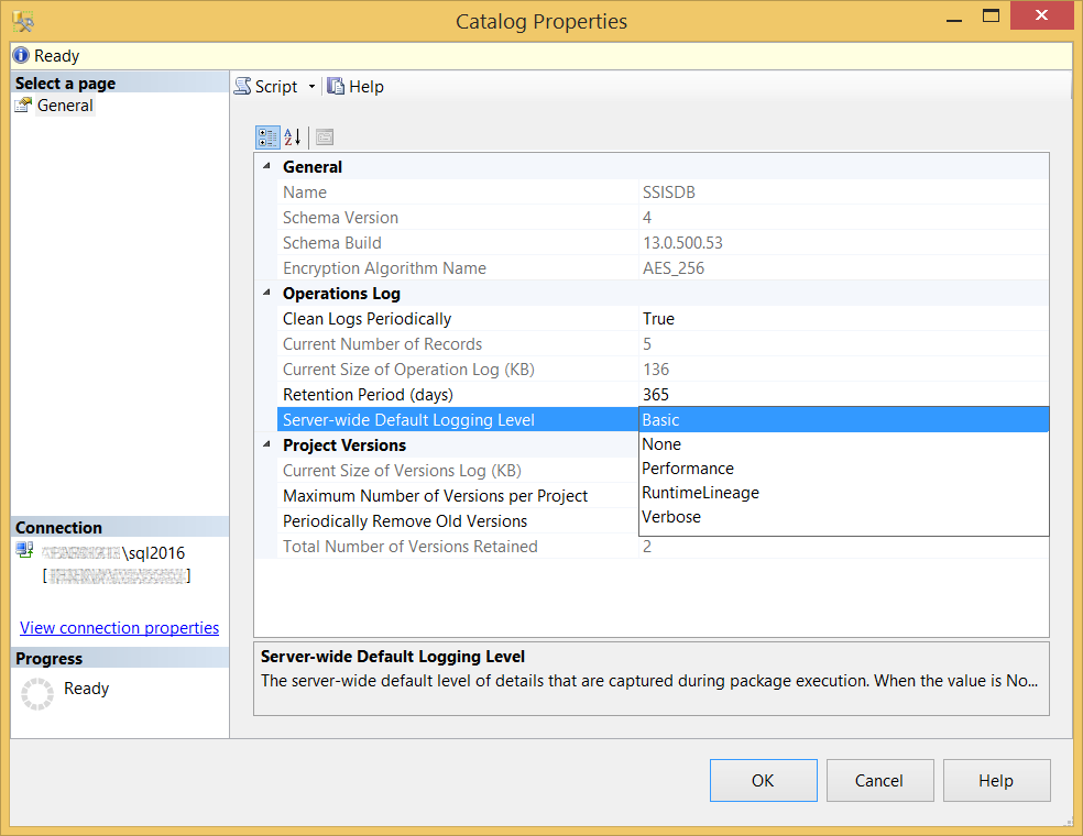 Microsoft Sql Server Integration Services Sql Server 2016 Ctp 23 Custom Logging Levels