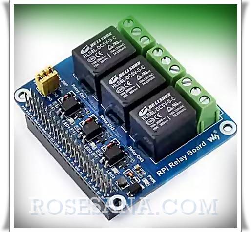 2R Hardware & Electronics: Relay Board For Raspberry Pi (3 Channel )