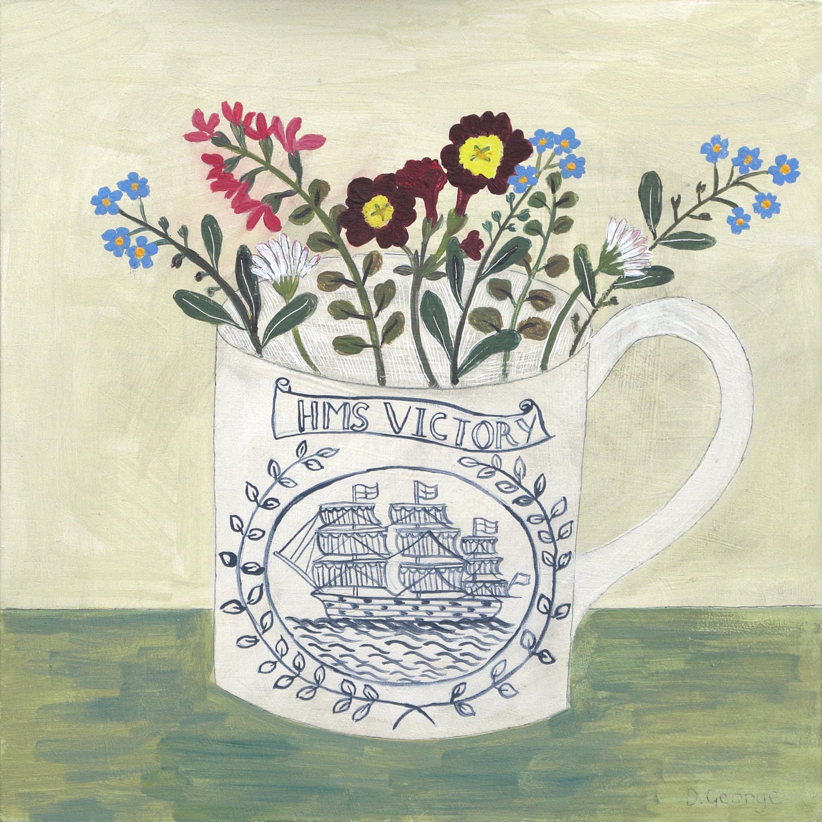 Debbie George, Painter: New work for Beside the Wave gallery, Cornwall