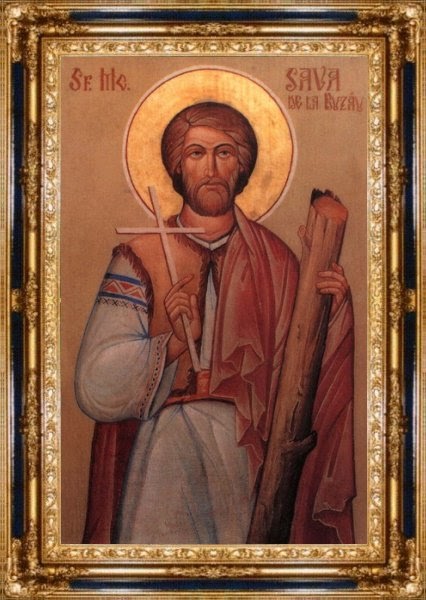 ICONOGRAPHIE CHRÉTIENNE: Saint SABAS le GOTH, abbé et martyr