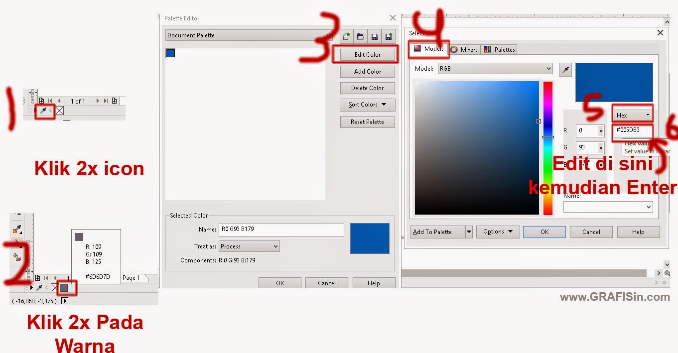 Mengetahui Warna CMYK atau RGB dari Format Hexa #000000 di CorelDraw ...