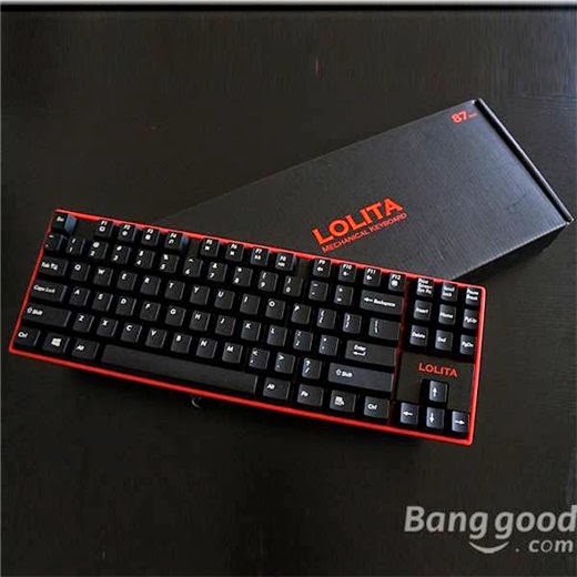 PC Fans Club: NOPPOO Lolita 87 Keys Kailh Switch Mechanical Gaming ...