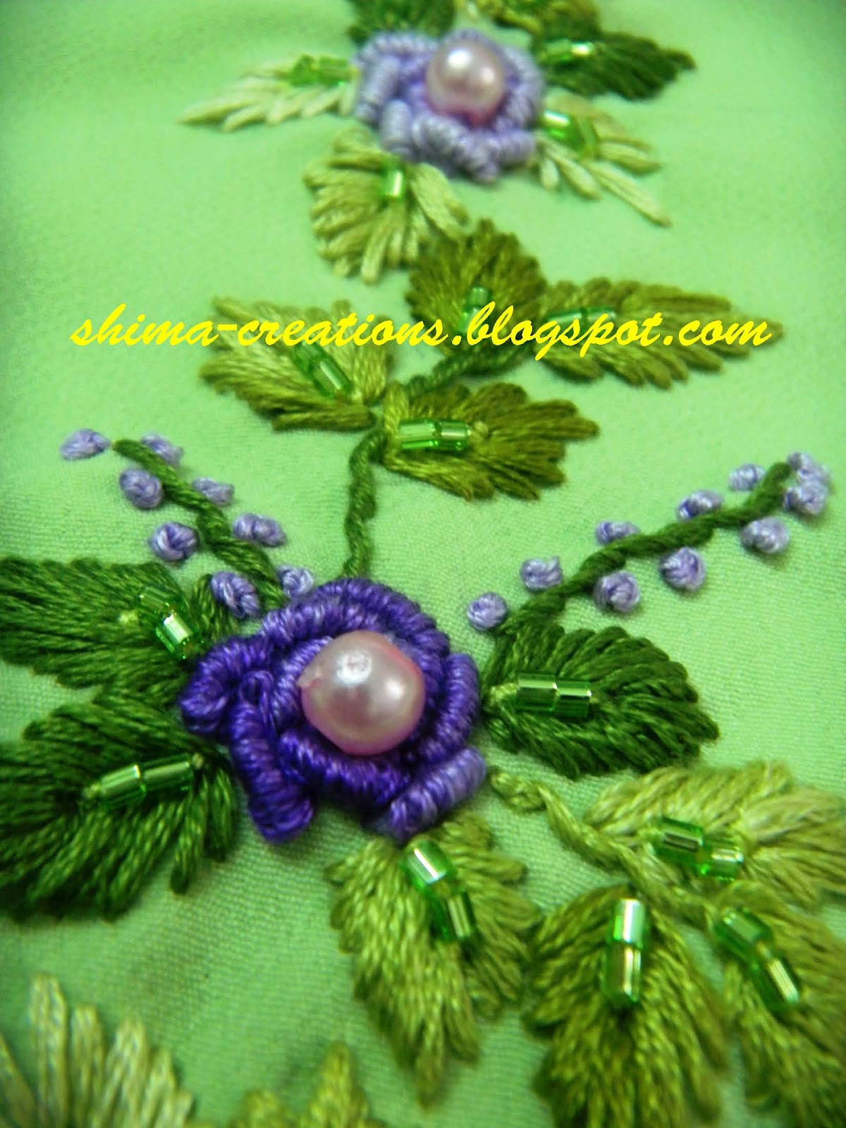 Shima Hasim The Art of Embroidery and Needlework: Sulam Paris