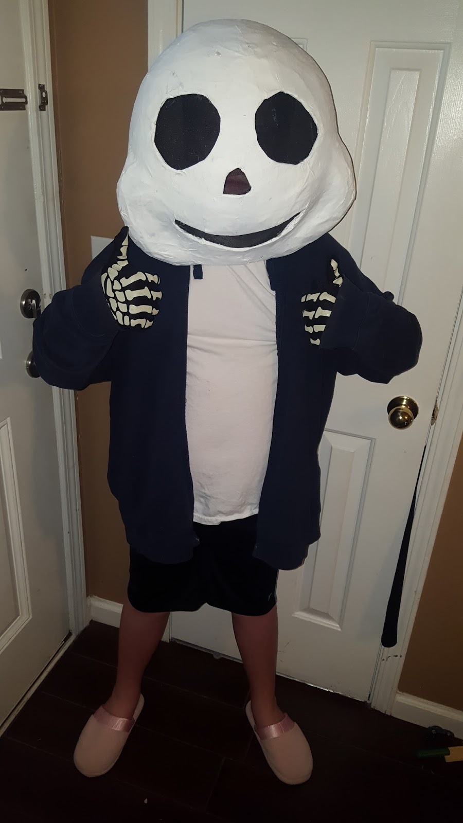 The Squeaky Grocery Cart: Costume Building- Sans from Undertale
