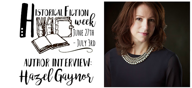 Historical Fiction Week: Author Q&A with Hazel Gaynor - Alba in bookland
