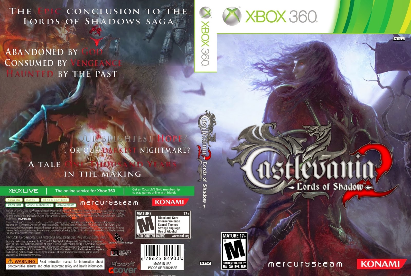 Castlevania Lords Of Shadow 2 - Xbox 360 | Ultra Capas