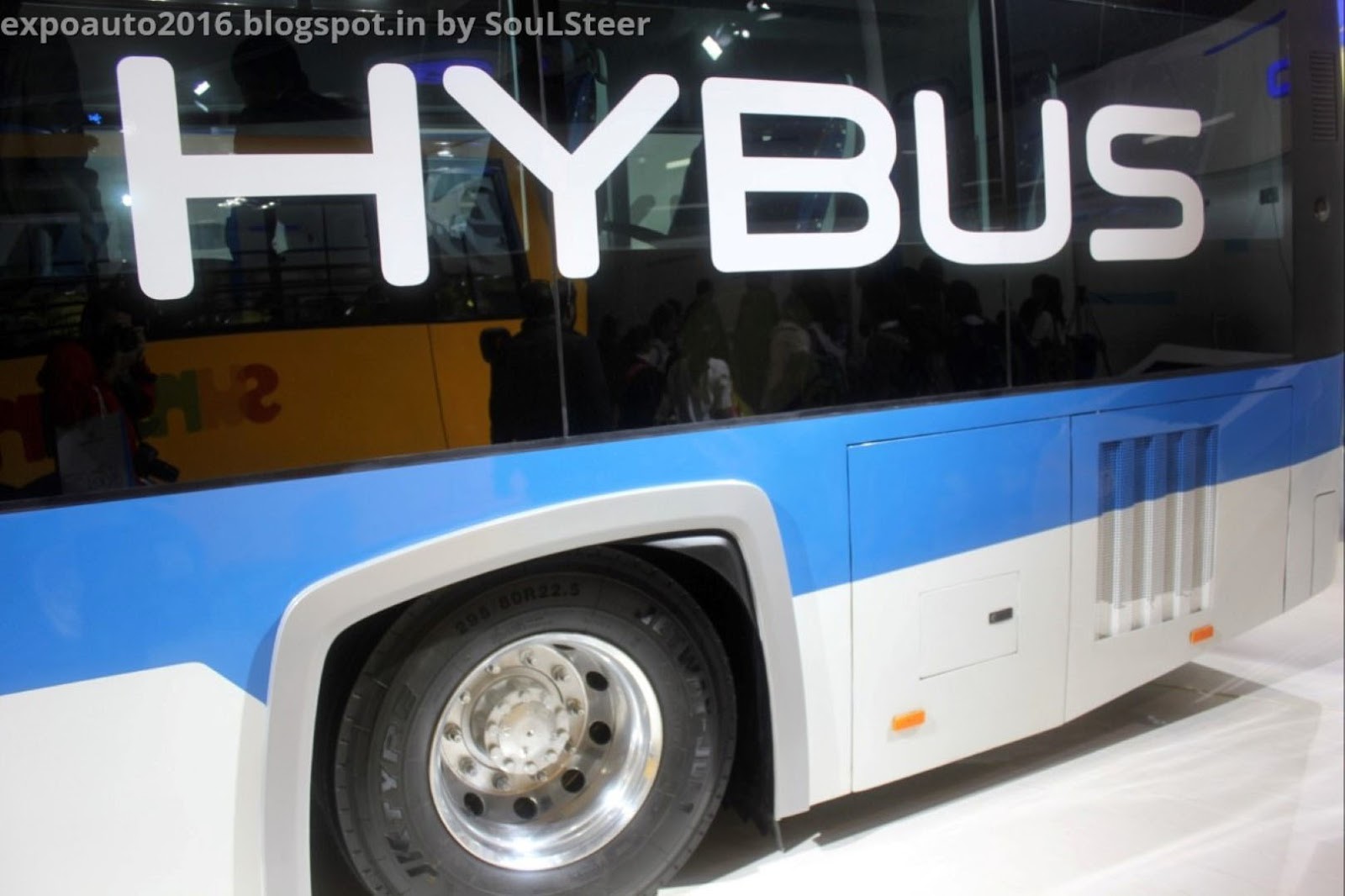 Auto Expo 2016 by SouLSteer: India's first plug-in CNG hybrid bus Ashok ...