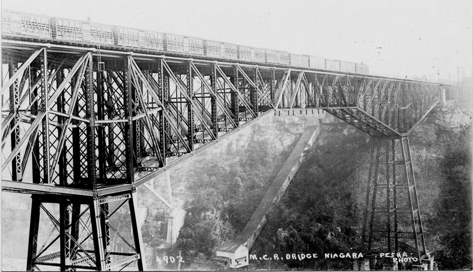 Industrial History: Michigan Central's Niagara Falls Bridges over ...