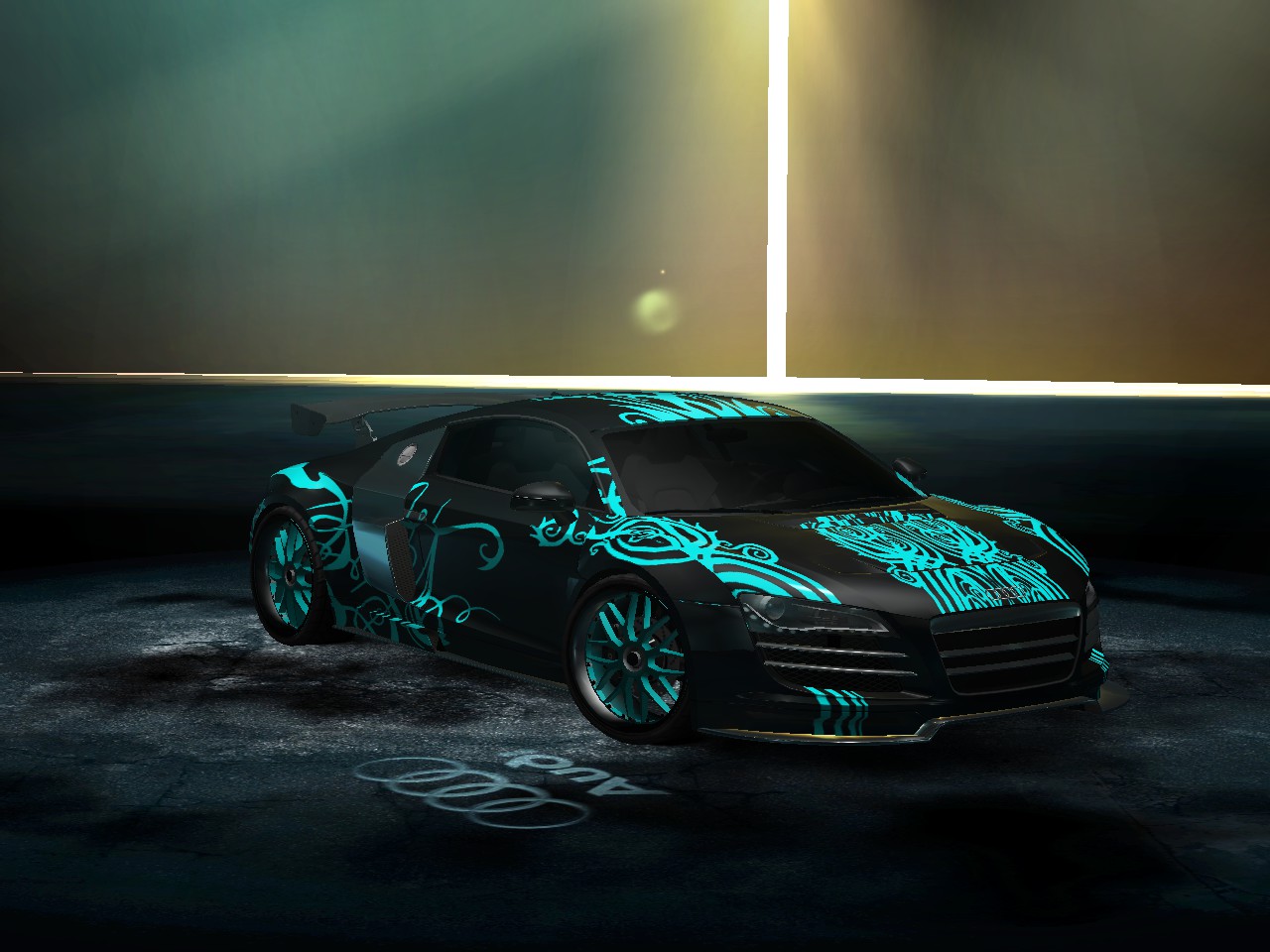 Audi R8 "Tron Tribal" By Skinot