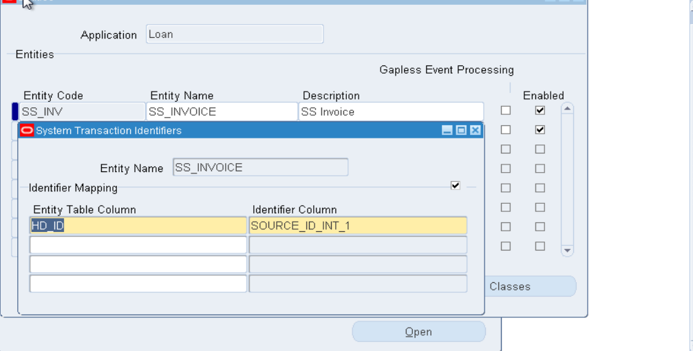 Oracle Applications: SLA and FAH Flow