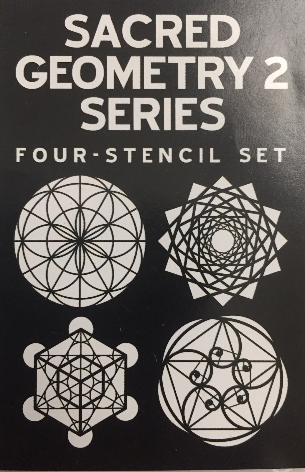 Dyed and Gone to Heaven: New Stencils Set - Sacred Geometry 2