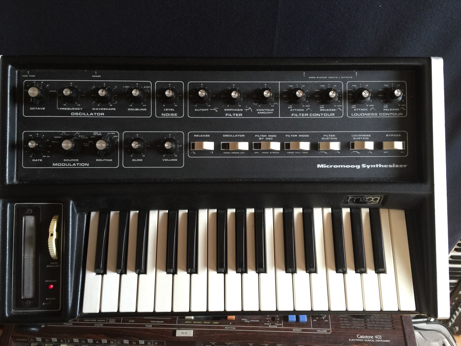MATRIXSYNTH: Vintage Moog Micromoog SN 3020
