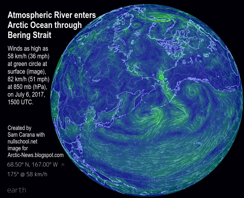 Arctic News: Rain Over Arctic Ocean