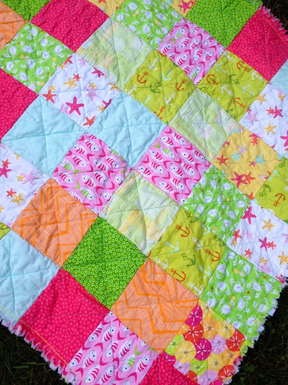 Cottonseed Glory's Blog: No Fuss Rag Quilt Tutorial