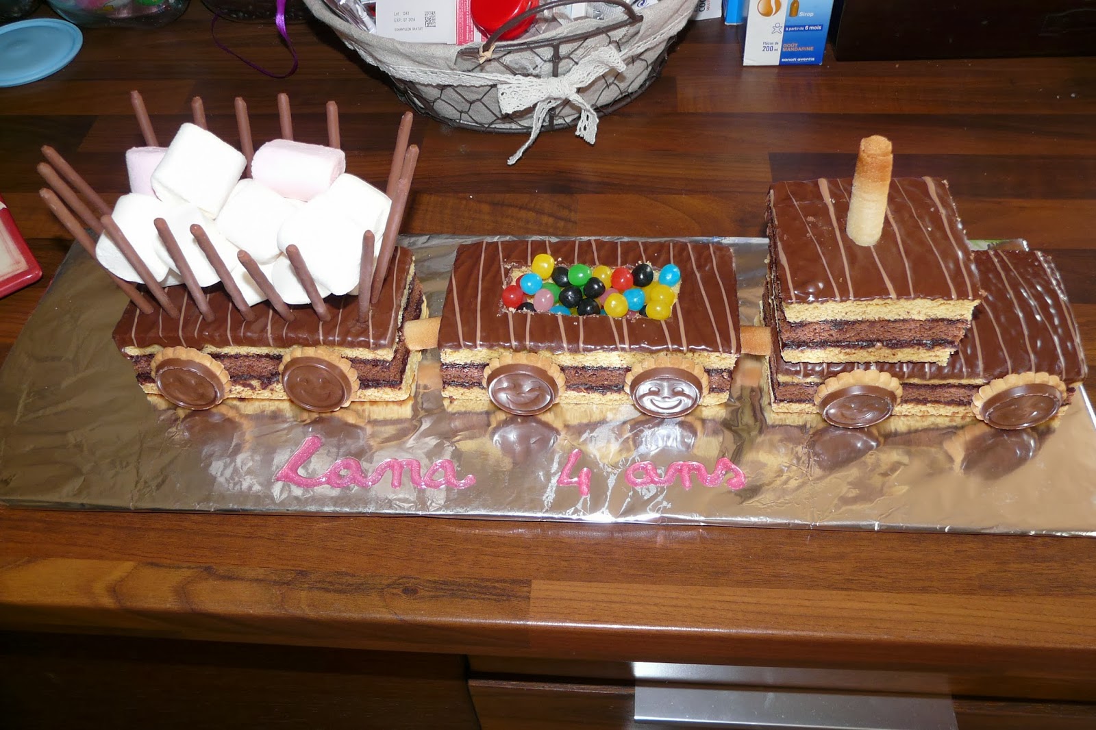 Cookies Bella: Gâteau Train