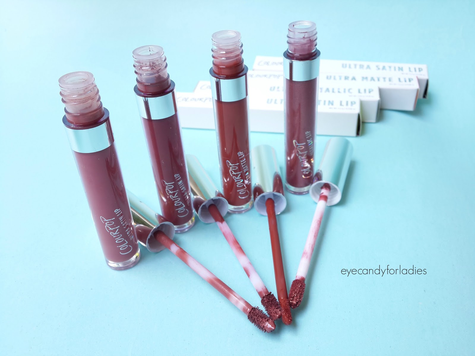 Eye Candy for Ladies ♥: COLOURPOP Kween, Love Bug, Calypso, Baracuda