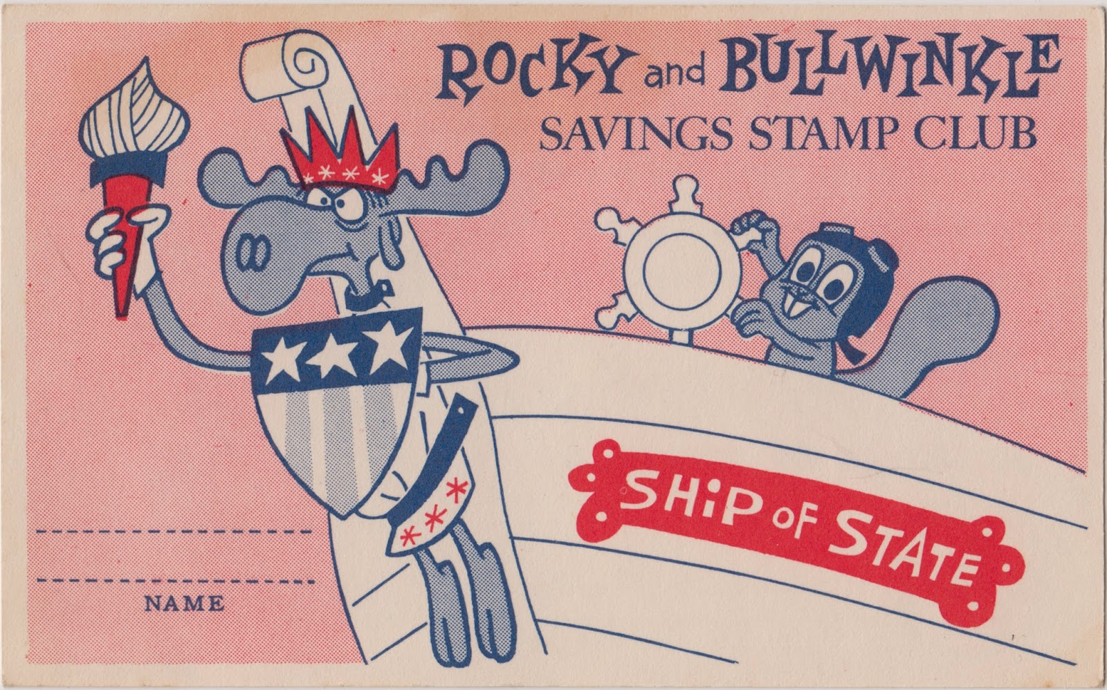 The Art of Jay Ward Productions: Rocky and Bullwinkle shill for the US ...