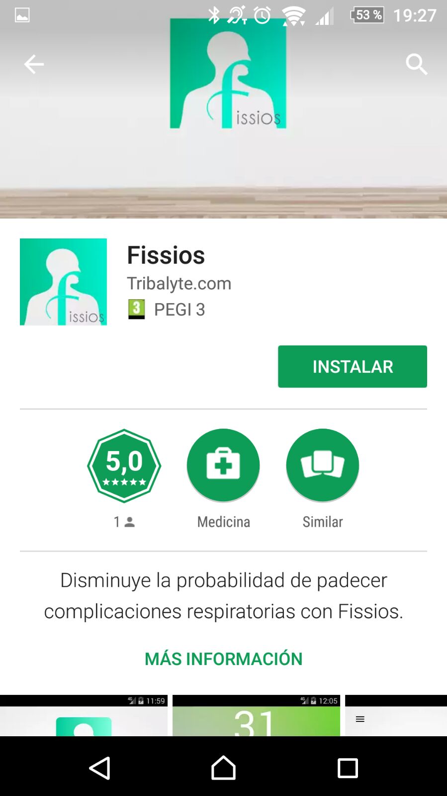 Instalación de Fissios