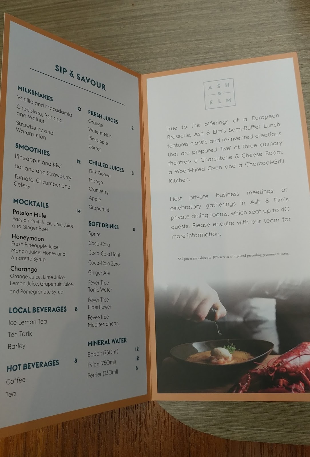 SuMMeR LoVes To Eat! Singapore Food Blog: Semi-Buffet Lunch at Ash ...