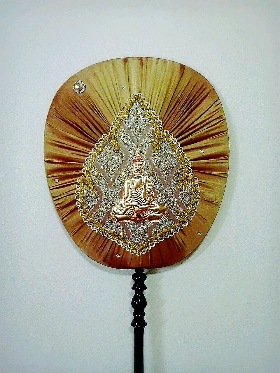 เหนือพานิช Artificial talipot fan ตาลปัตรประดิษฐ์สวยงาม ชุดไตรจีวร ...