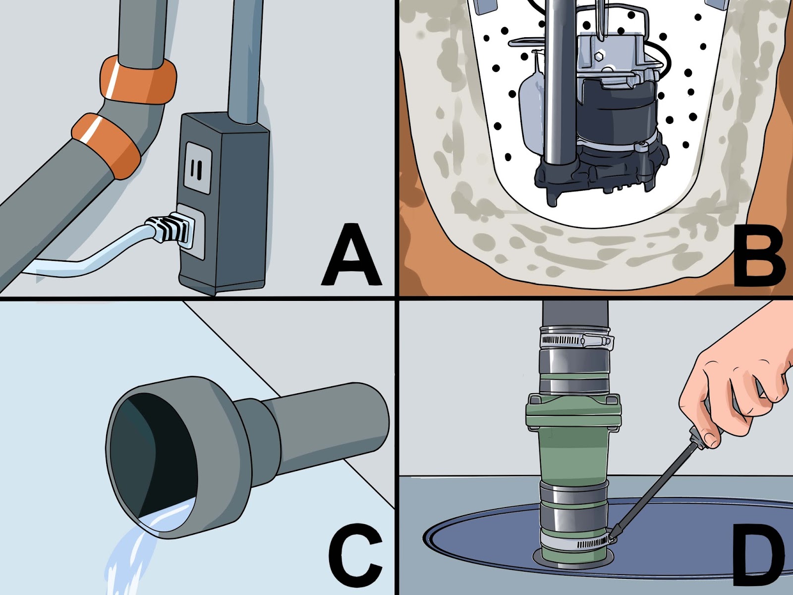 Weihupumps: Structure of pressurized water chamber of sewage pump