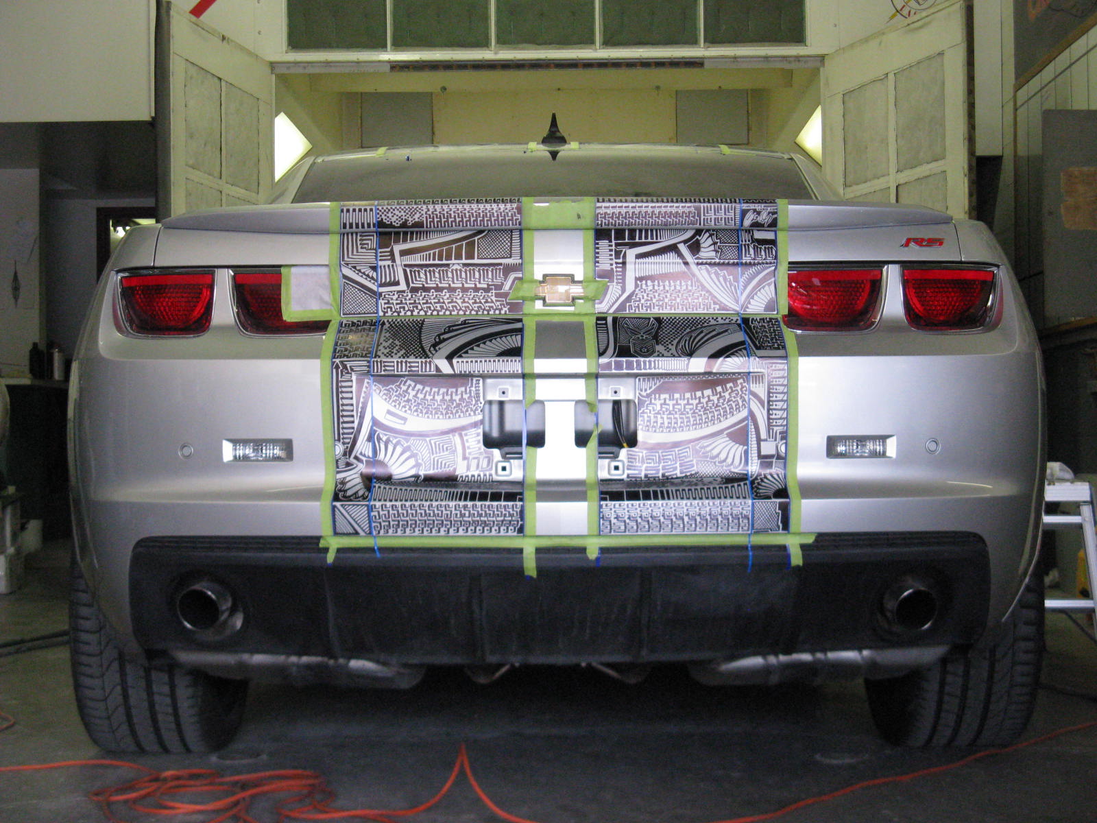 Pinstripe Chris: Sharpie Camaro part 5