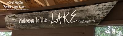 Welcome to the LAKE Sign