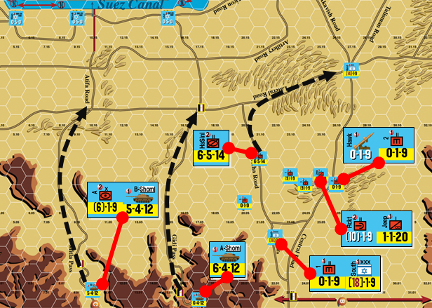 The Old Wargamer: Yom Kippur - Israeli Set Up