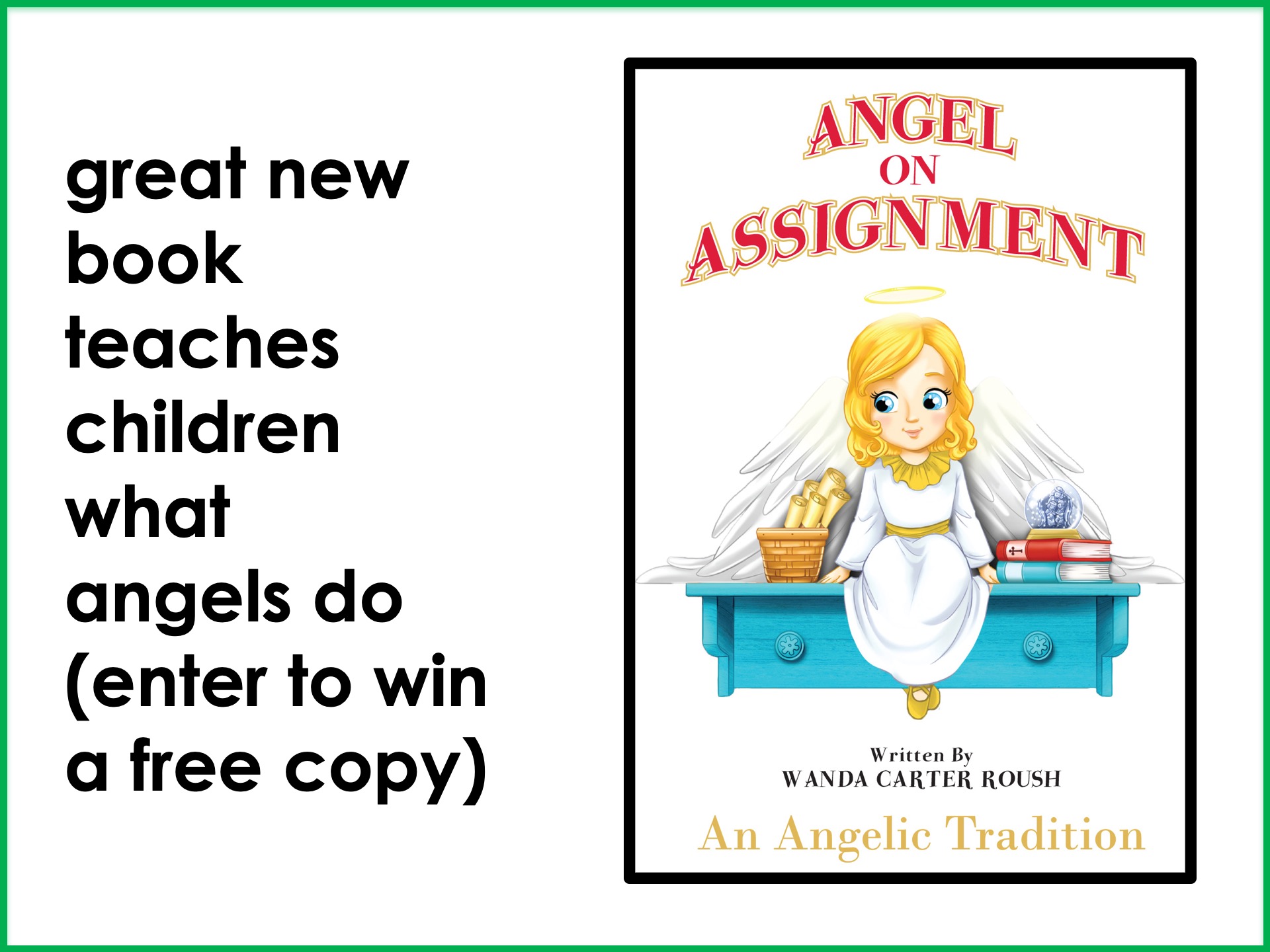 Angel on Assignment (book giveaway) ~ RELEVANT CHILDREN'S MINISTRY