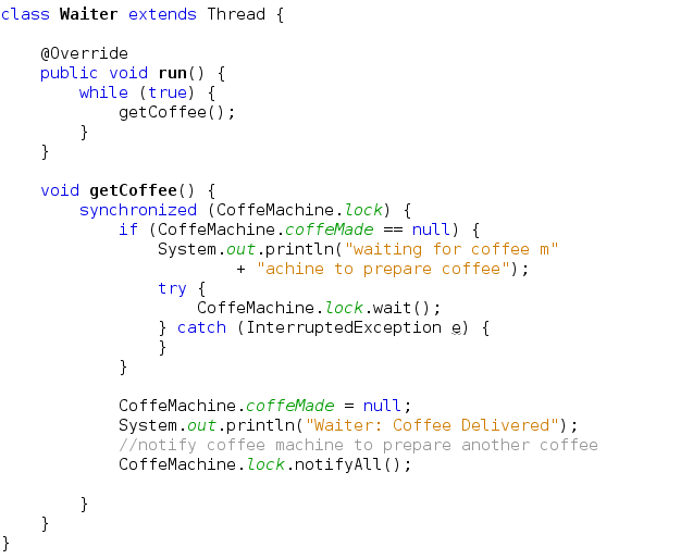 Java-Latte: Thread Communication with Wait(), Notify() & NotifyAll() in Java