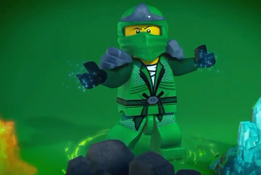 Blog do Kenzo: Lloyd-Ninja Verde vs Lord Garmadon