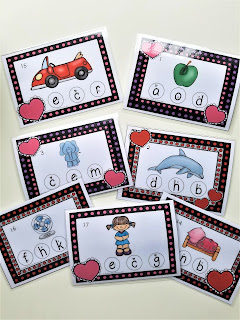 Happy Little Learners: Valentine's Day Literacy and Math Activity Pack