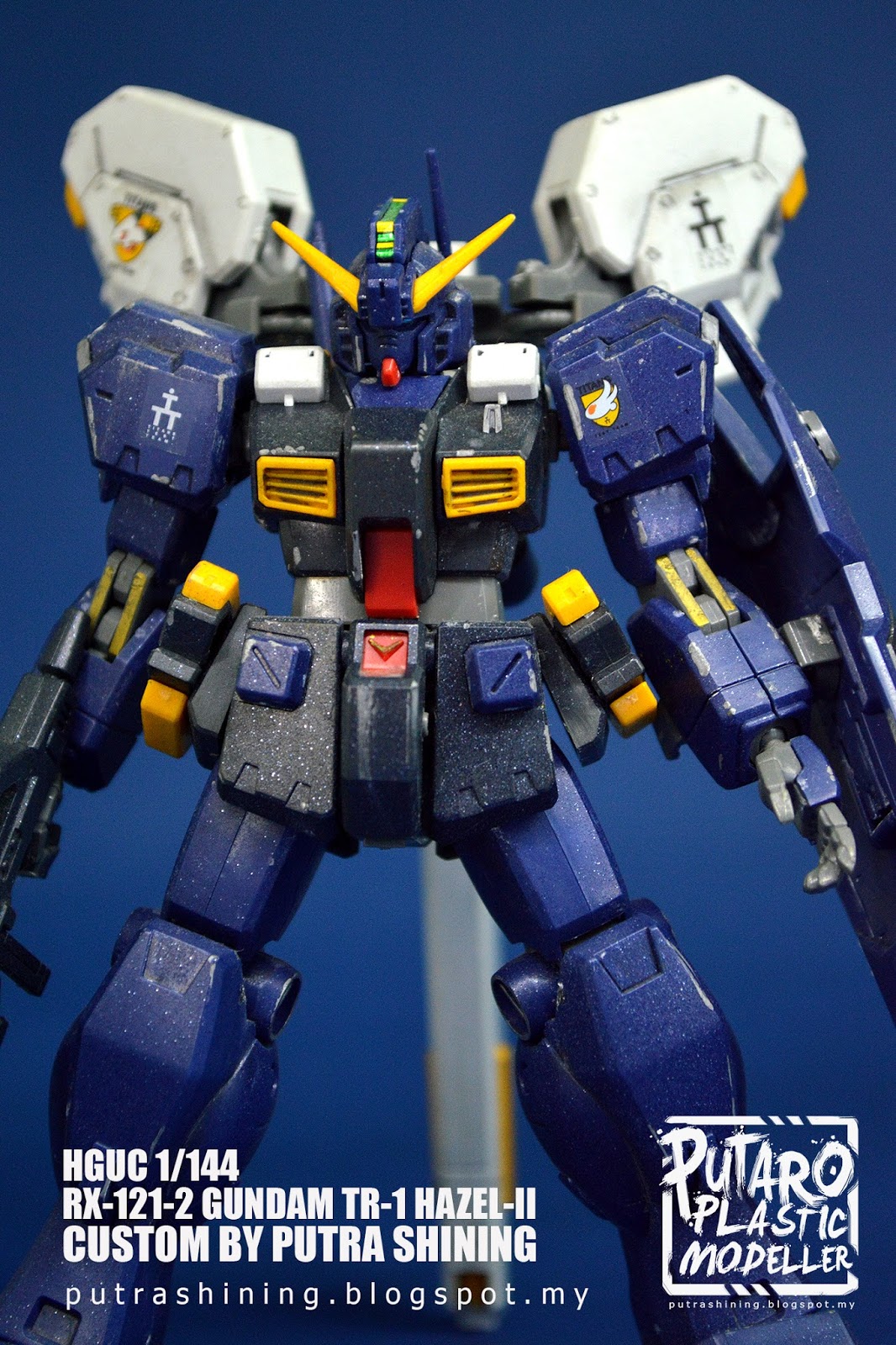 HGUC 1/144 RX-121-2 Gundam TR-1 Hazel-II Custom Paint by Putra Shining