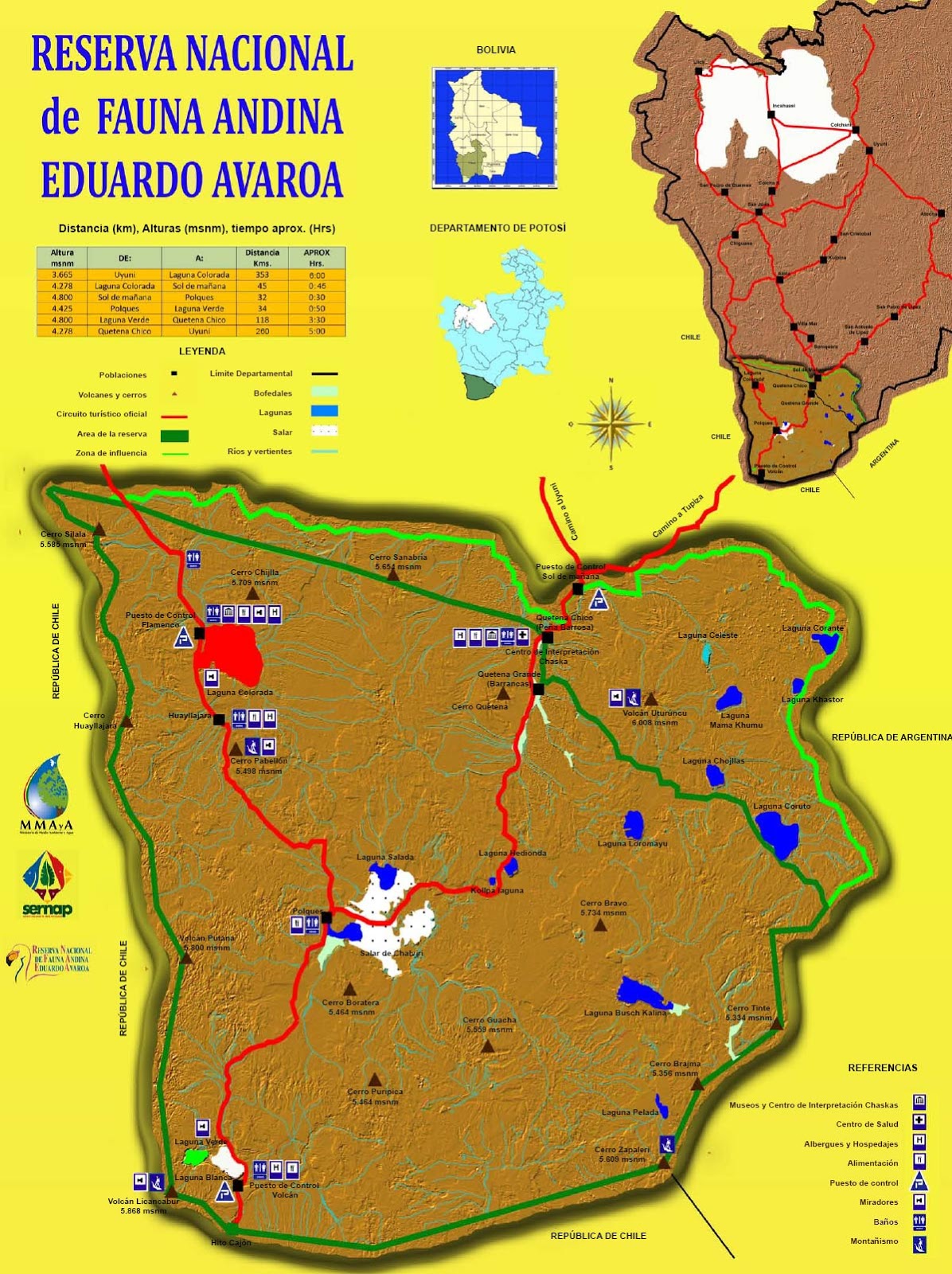 Desde la India 3: LA LAGUNA COLORADA EN LA RESERVA EDUARDO AVAROA (BOLIVIA)
