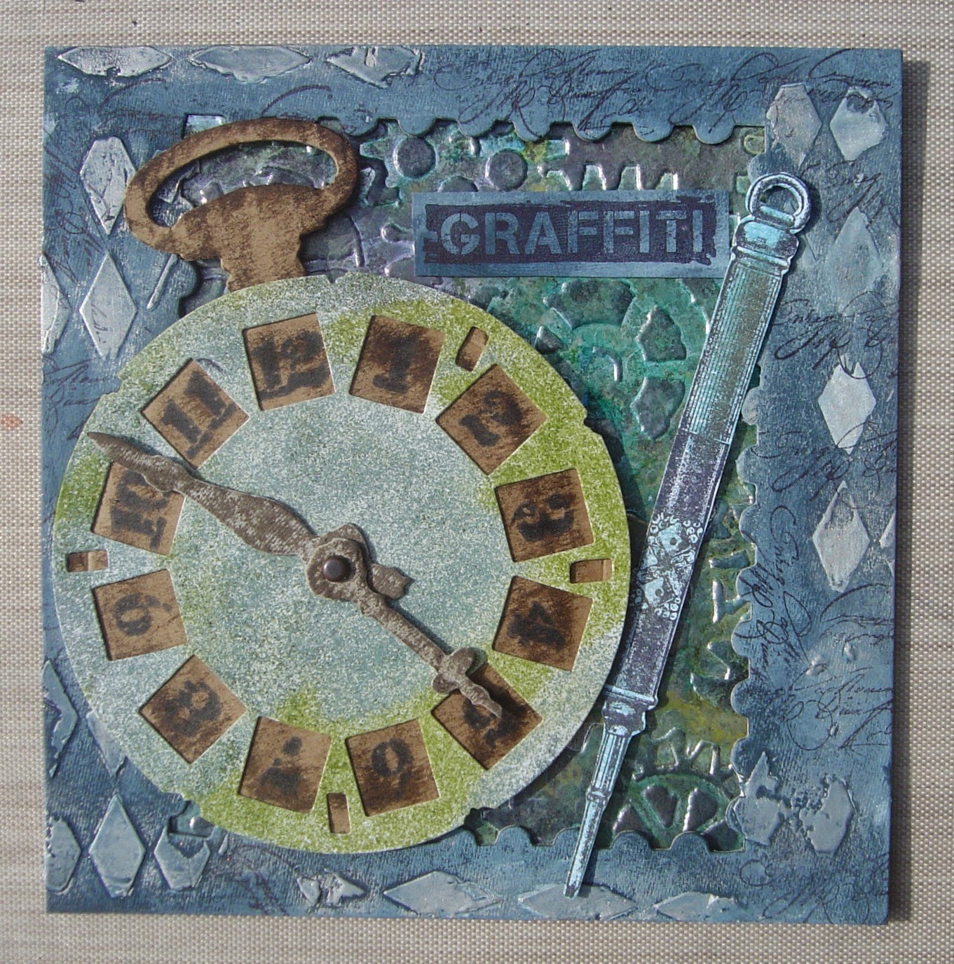 Sam's blog: Graffiti Clock