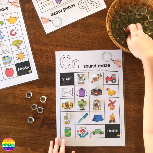 ALPHABET SOUND MAZES | you clever monkey