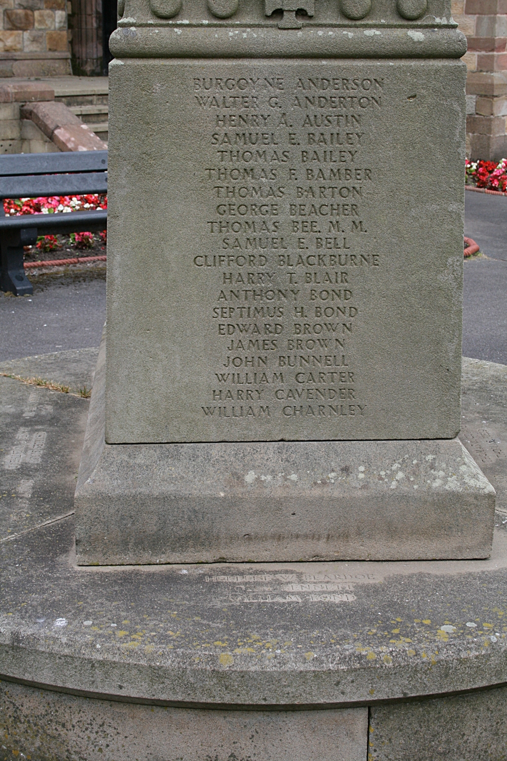 Memorials: Fleetwood, St Peter's memorial