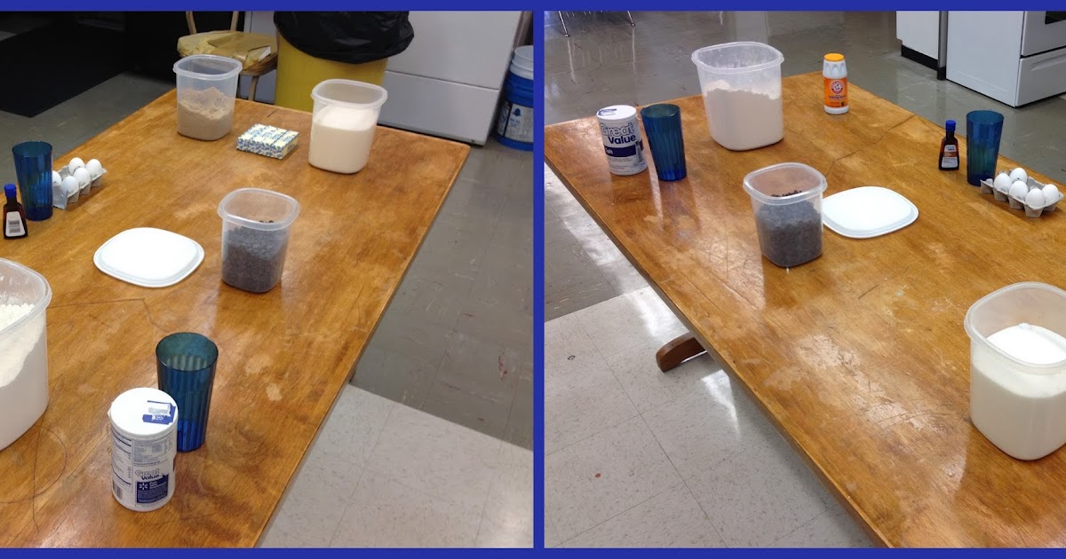 FACS Classroom Ideas: Ingredient Table
