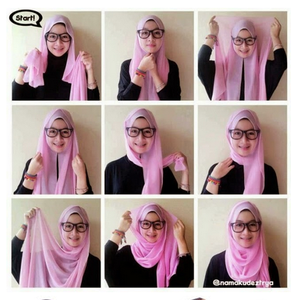 Example How to Wear Hijab