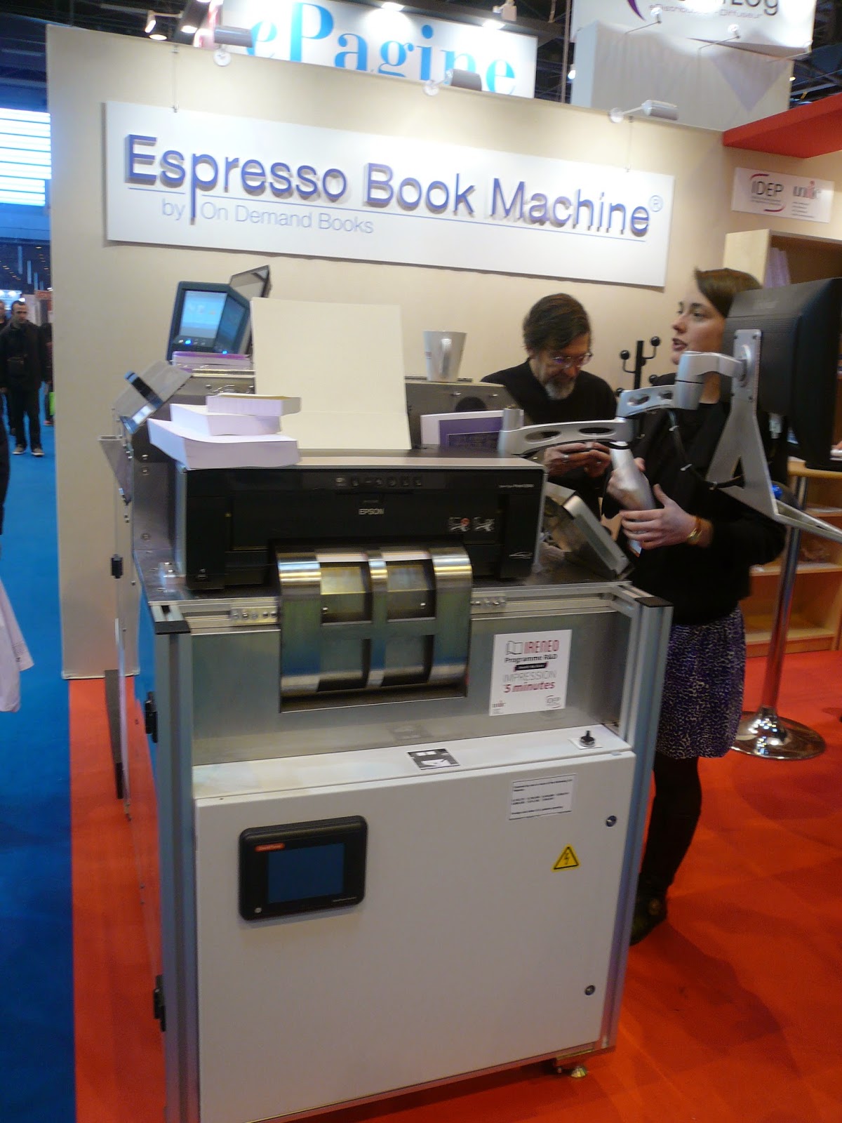Positive Eating Positive Living: Espresso book machine : impression du ...