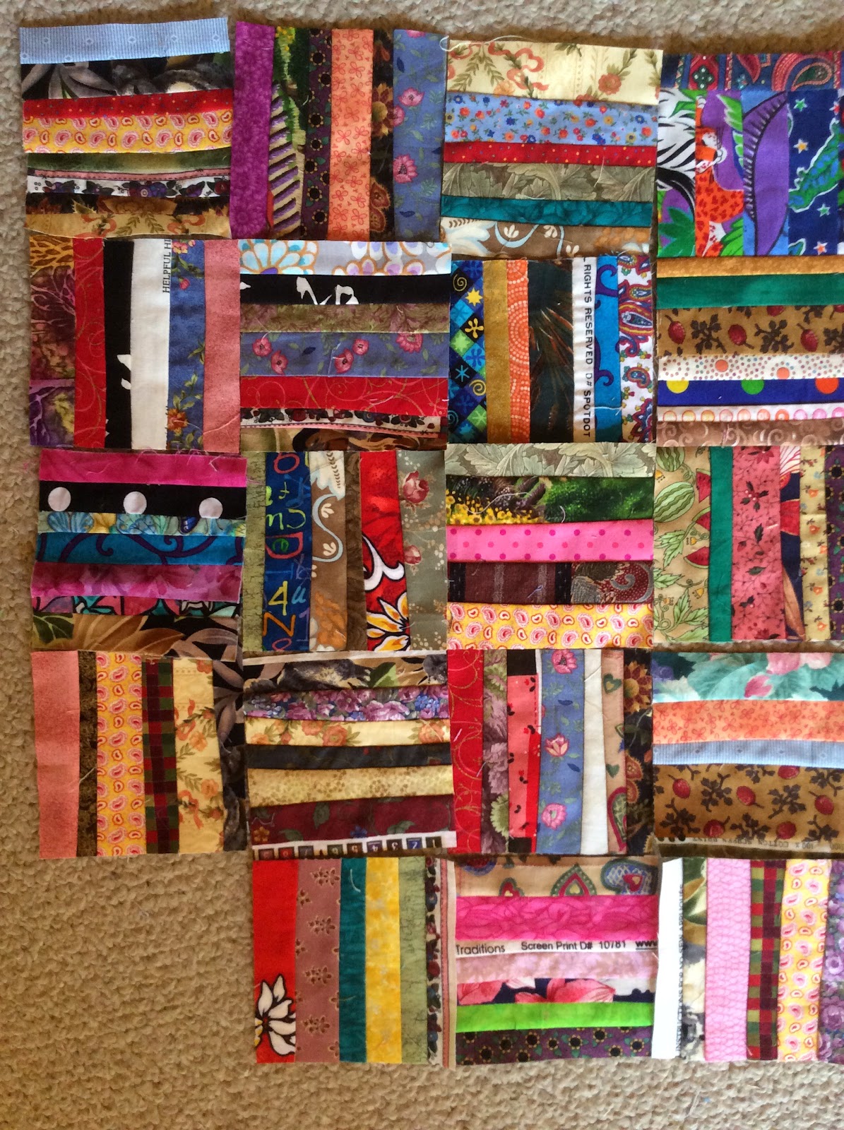 Oz Comfort Quilts. : Scrap Play and Building Blocks.