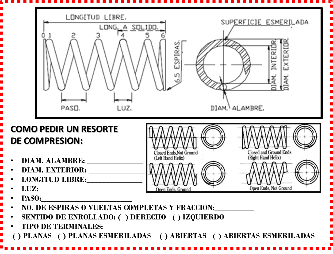 Diseño y manufactura de Resortes - Reynosa - Matamoros ~ #DIRCASA ...